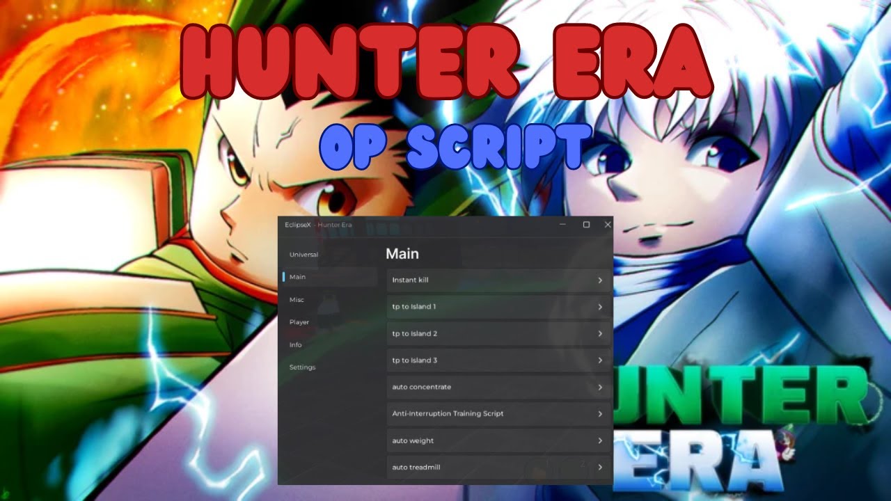 *NEW* [UPDATE 1] Best Hunter Era Script | Auto farm, Instant kill ...