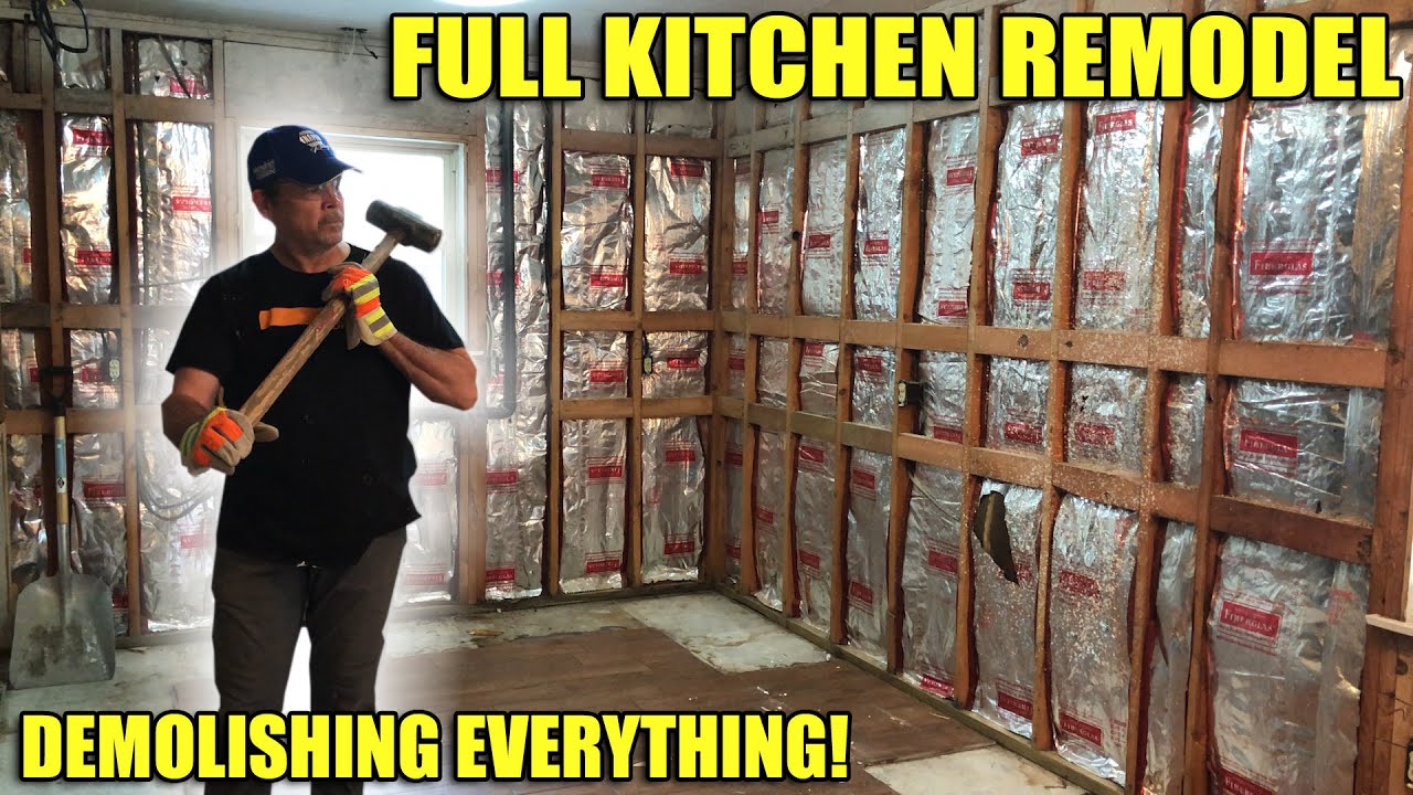Remodeling a Kitchen A-Z - Part 1: Demolition - YouTube