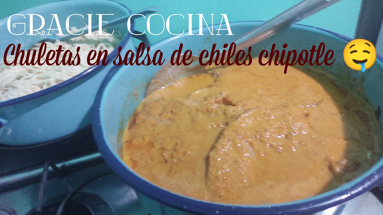 PREPARÁ CREMA AL CHIPOTLE CON CHULETAS 🤤 - YouTube