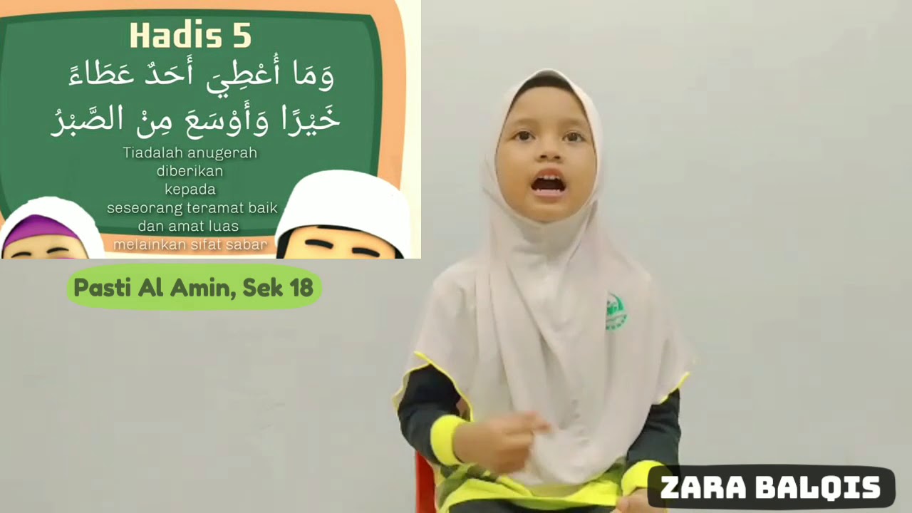 (PASTI) Koleksk Hadis / Hadith kelima : Sabar - YouTube