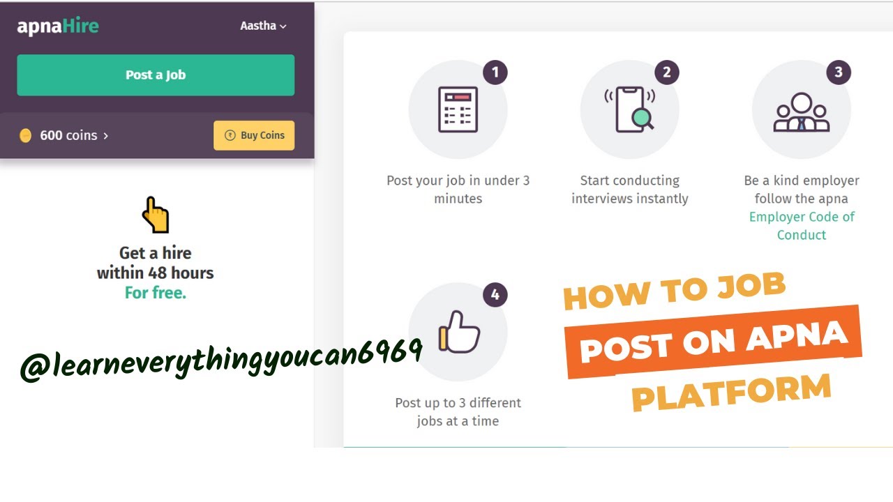 How to Job post on Apna on 2023 || Job posting sites || HR Tips - YouTube