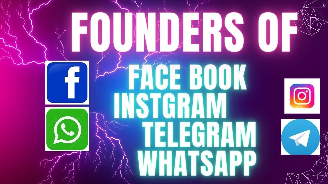 Founder of Instagram || Founder of Facebook || Founder of Telegram ...