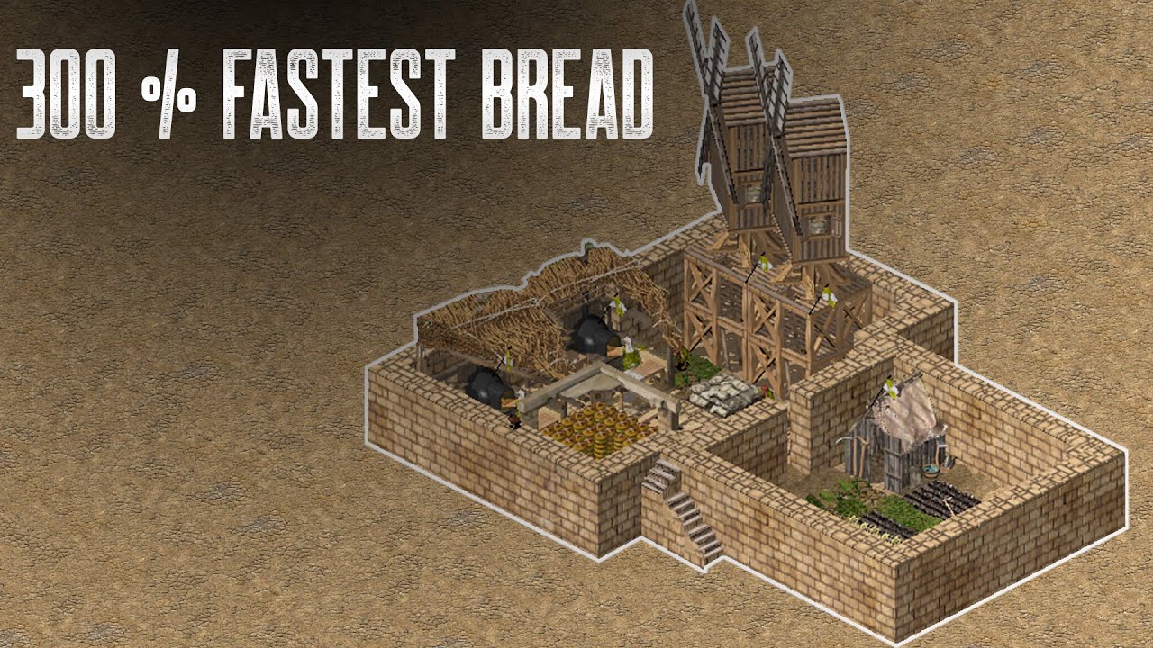 300% Fastest Bread Baker's Economy In Stronghold Crusader - Bread Maker ...