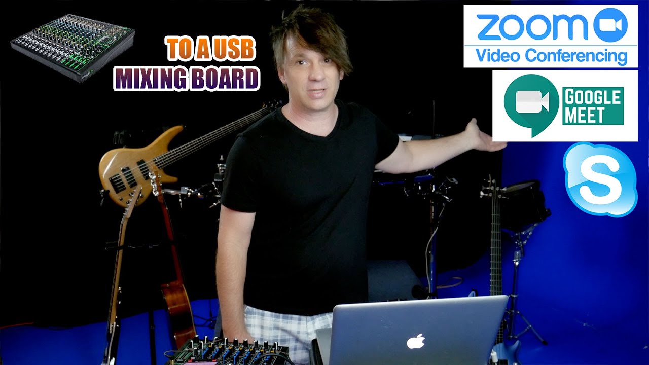 Hookup a Mixing board to Zoom or Google Meet and why not to use skype ...