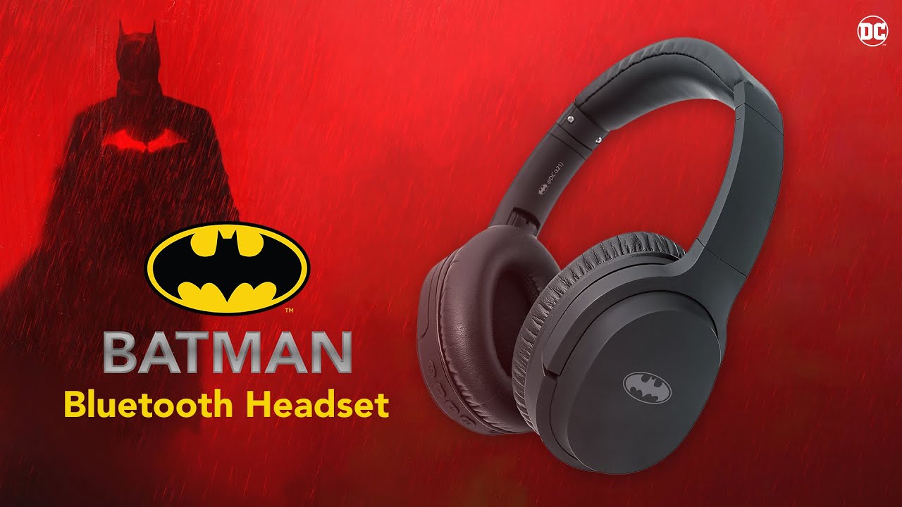 BATMAN Bluetooth Headset | Wireless Music and Communication | TM-BTH800 ...