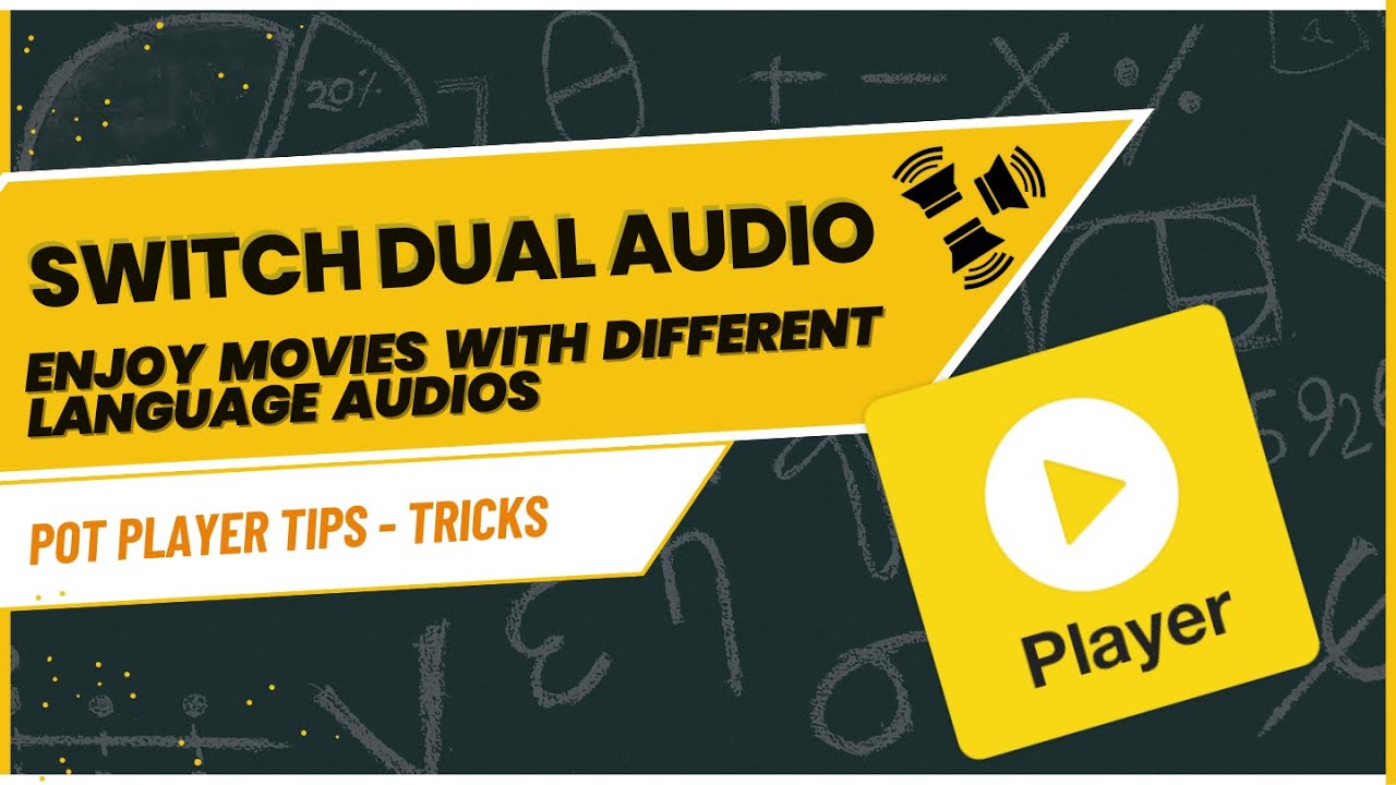 How to Switch Dual Audio in Potplayer - Potplayer Dual Audio Change ...