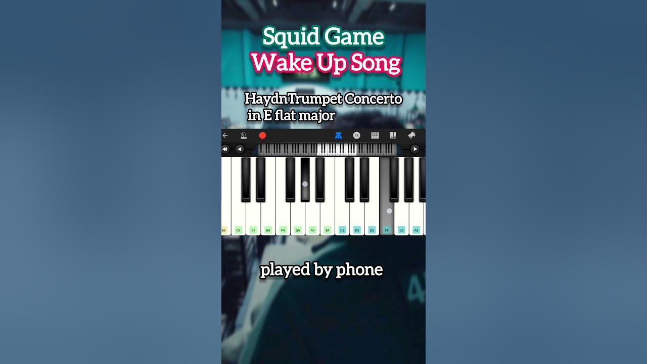 Easy way to play HaydnTrumpet Concerto in E flat major|Squid Game Wake Up Song - YouTube