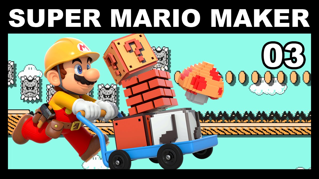 【Super Mario Maker】Představení tras #03 SAFETY HELMET REQUIRED - YouTube