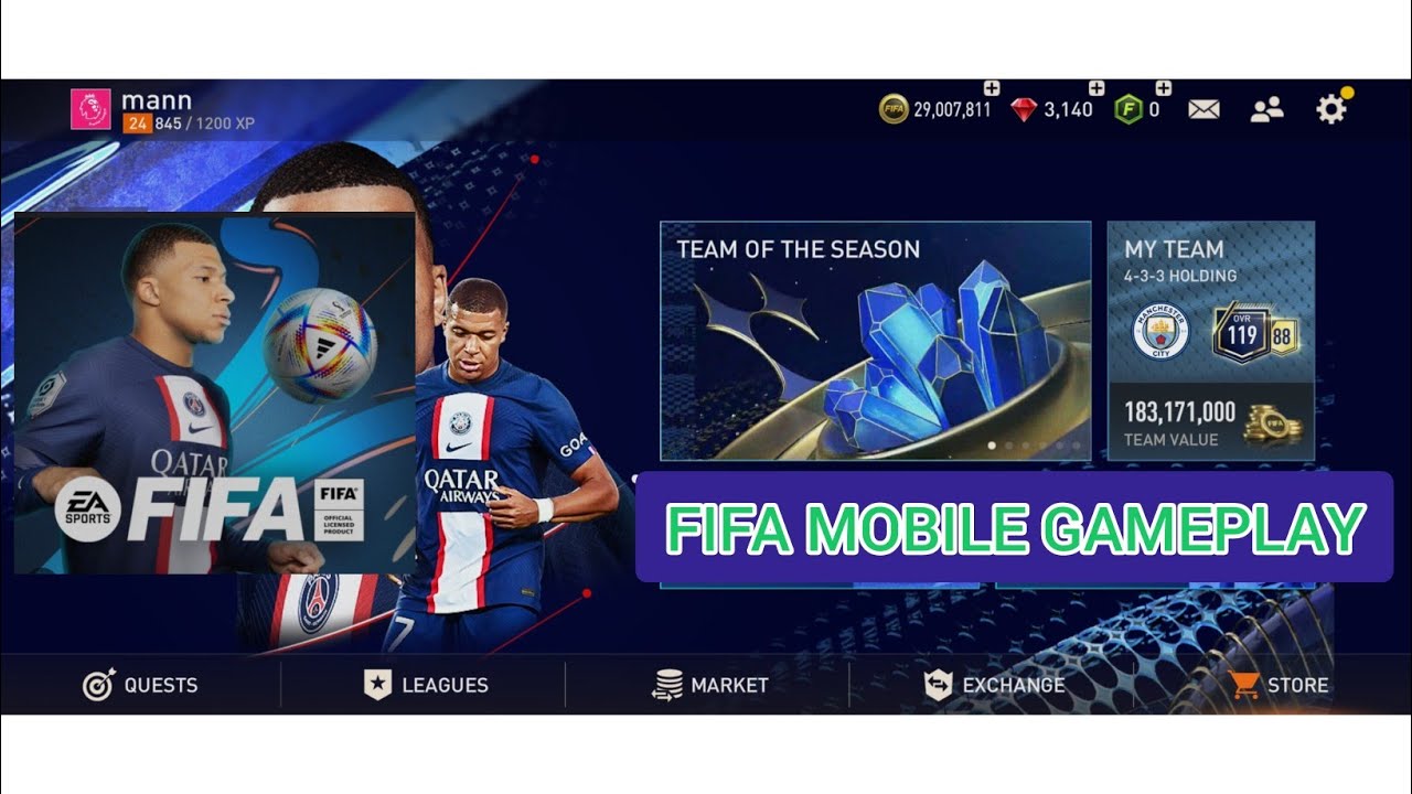 FIFA MOBILE TOTS (TEAM OF THE SEASON) GAMEPLAY - YouTube