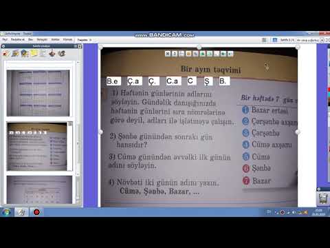 Riyaziyyat 1- ci sinif Mövzu: Təqvim