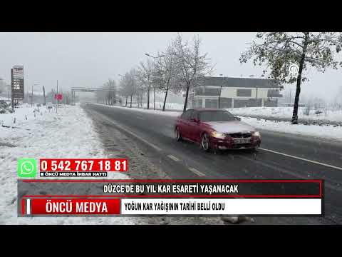 DÜZCE’DE BU YIL KAR ESARETİ YAŞANACAK YOĞUN KAR YAĞIŞININ TARİHİ BELLİ OLDU