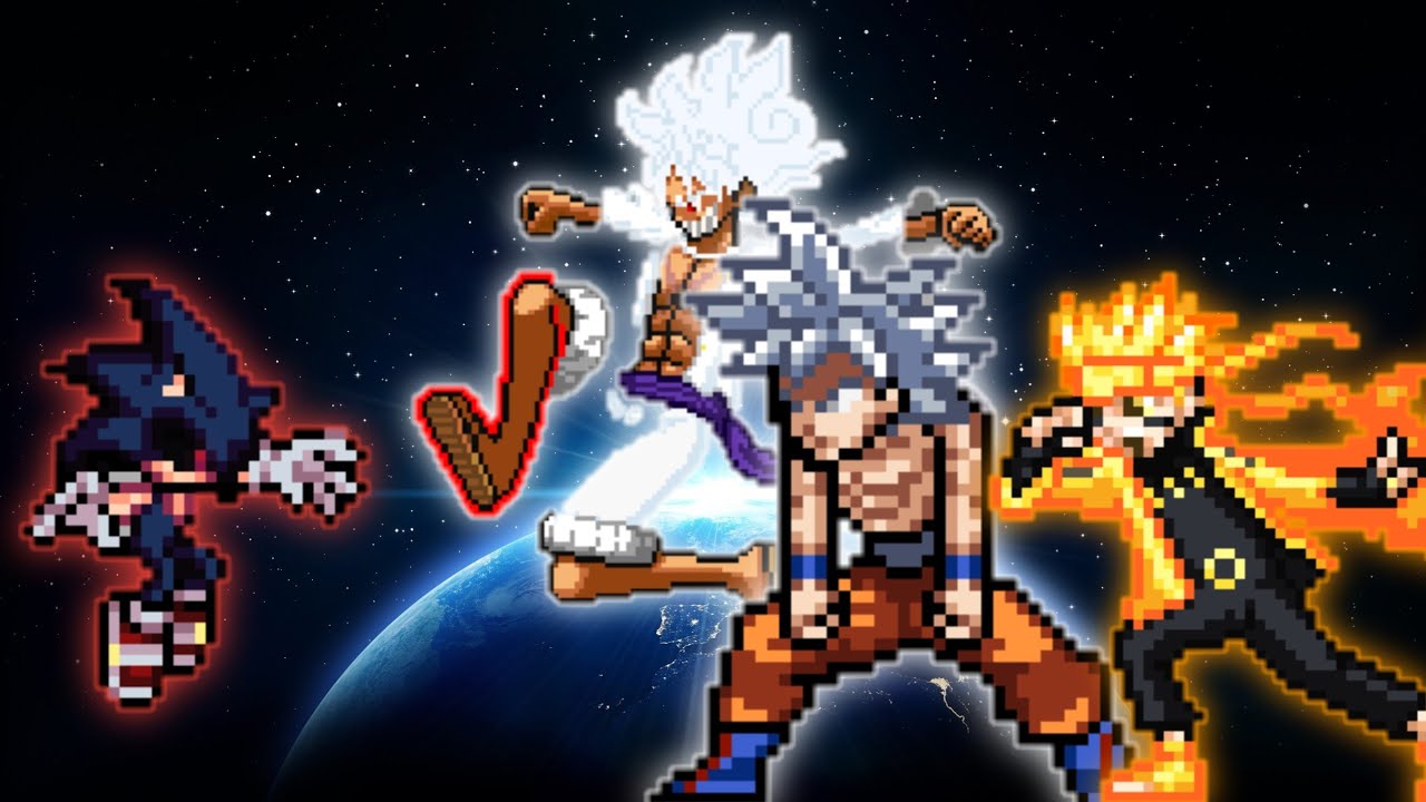 Sonic.exe OP(All Form)(New) VS Naruto V3 OP & Goku MUI OP & TC Luffy OP ...