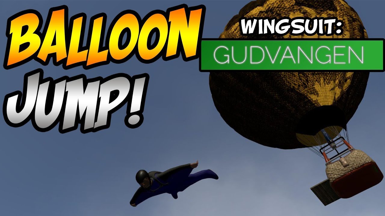 New Wingsuit Game: Wingsuit Gudvangen Hot Air Ballon Jump Part 2 - YouTube
