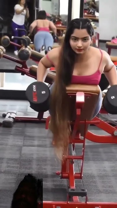 Sexy Hot Girl Gym Workout Youtube