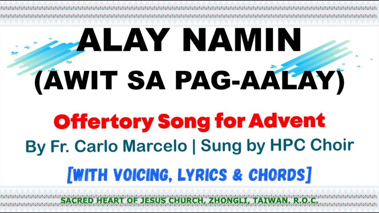 Alay Namin by Fr. Carlo Marcelo with lyrics & chords Chords - Chordify