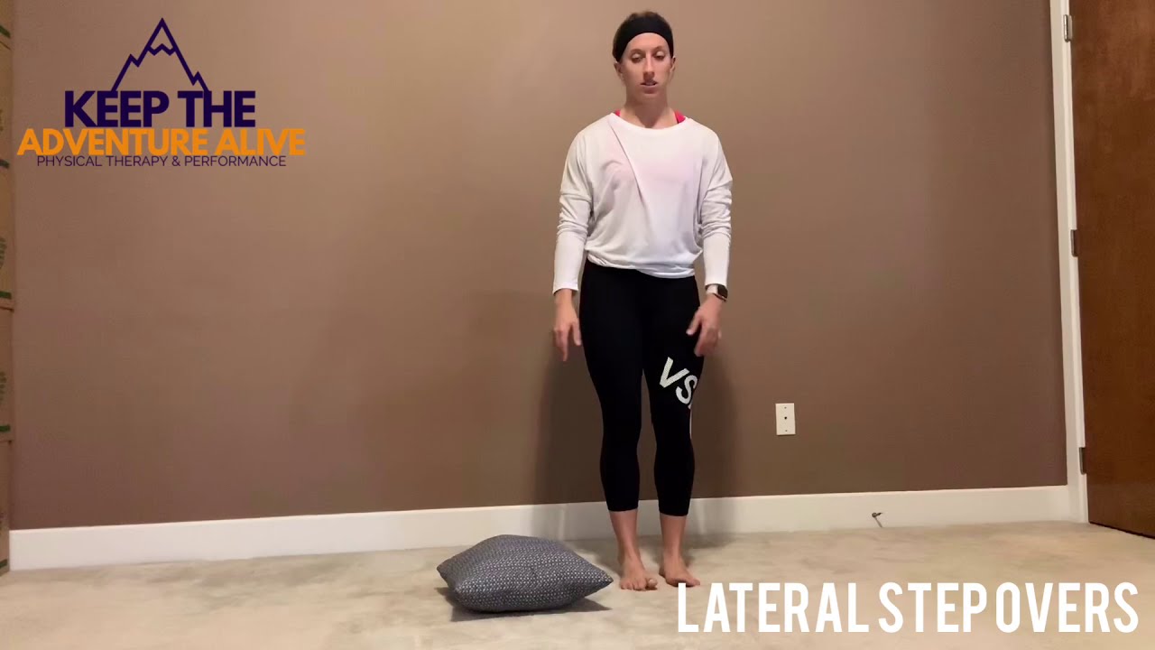 Lateral step overs for arthritis relief | Dr Alyssa Kuhn - YouTube