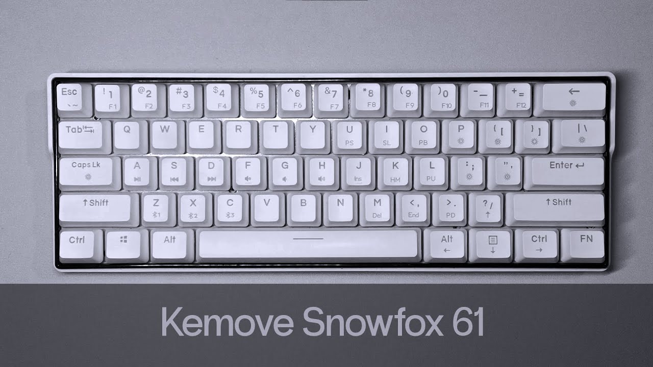 Kemove Snowfox 61 Sound Test Mod || Glorious Panda - YouTube