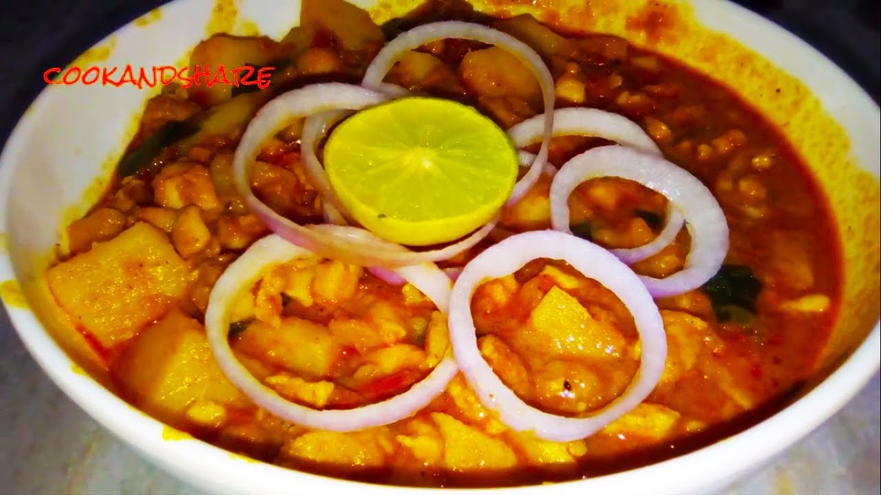 Chicken and Potato Curry recipe / Aloo chicken recipe / Chicken Aloo ...