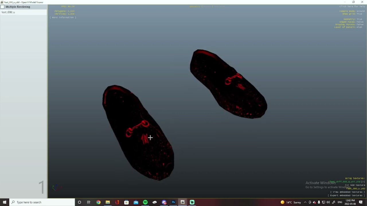 How to make dress shoes FiveM with templates - YouTube