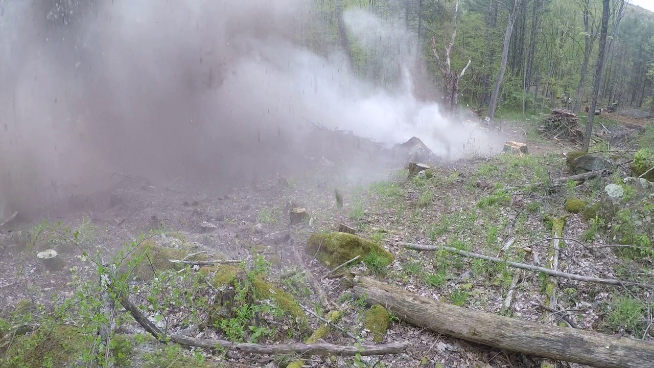 Blasting for our foundation - YouTube