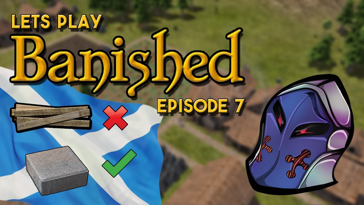 Banished | Our Hardship Ep7 | Our Wooden houses become Stone houses ...