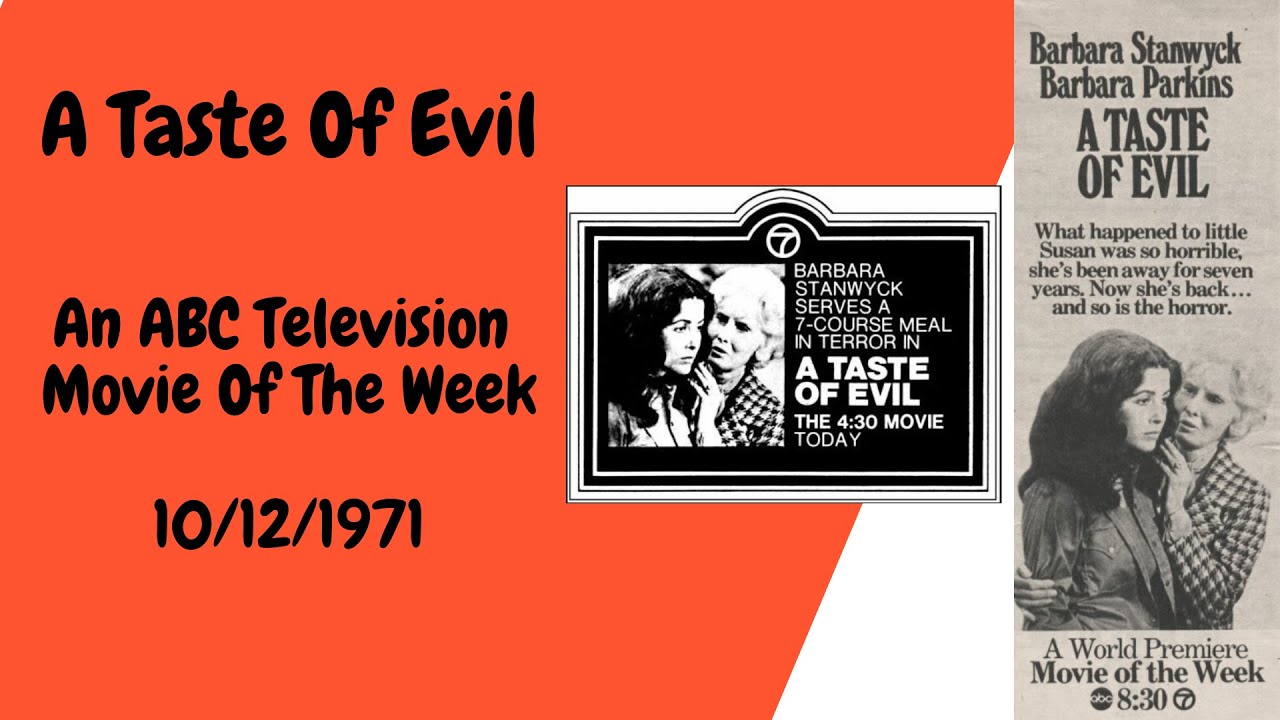 A Taste Of Evil : Television Movie 10/12/71 - YouTube