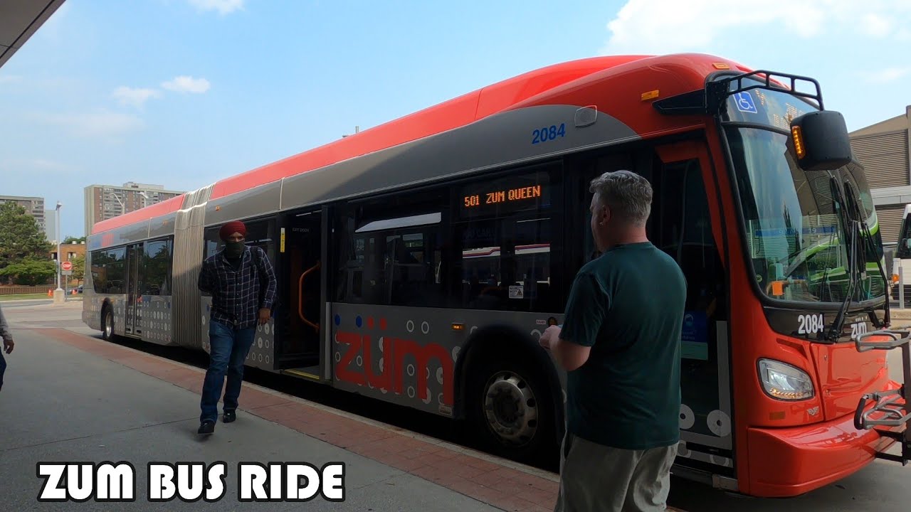 4k Brampton Transit | ZUM Bus Ride From Bramalea Terminal To Brampton ...