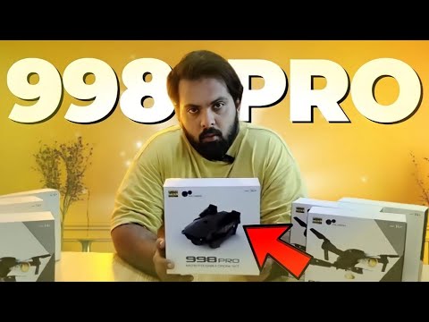 998 PRO MAX Foldable Toy Drone with HQ WIFI Camera Remote Control for ...