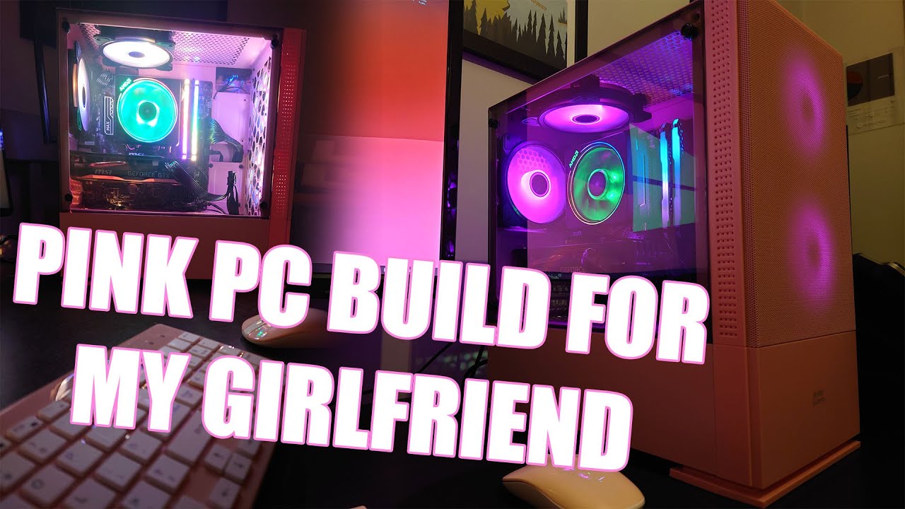 Pink PC build for @MCluvs2laugh - YouTube