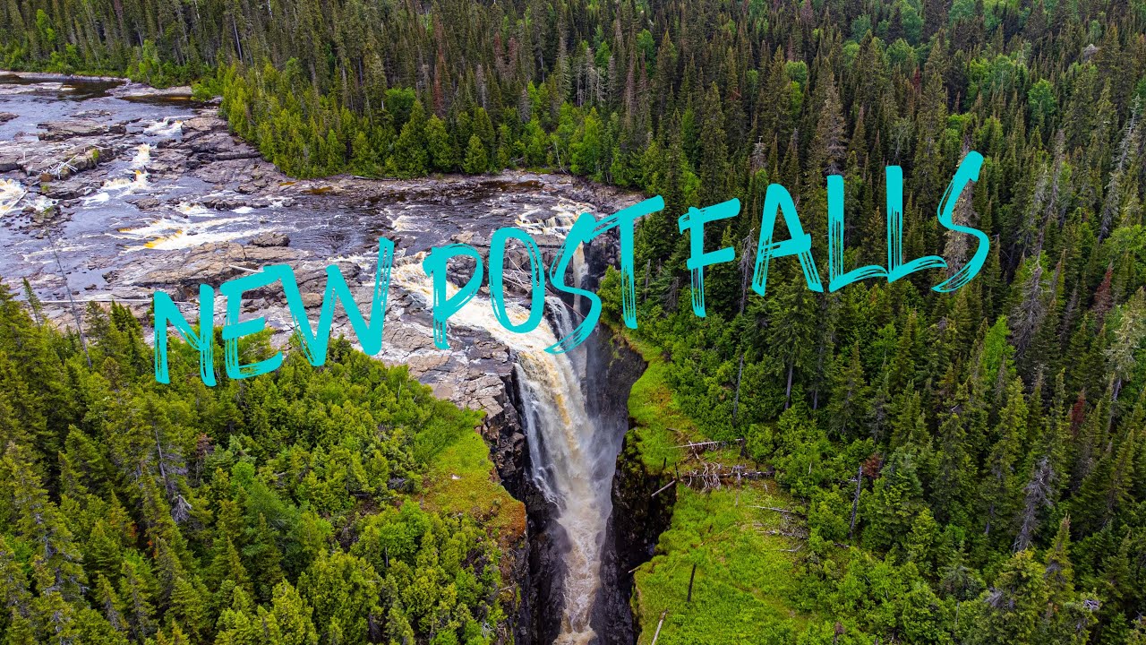 New Post Falls, Ontario's Most Northern Waterfall - YouTube