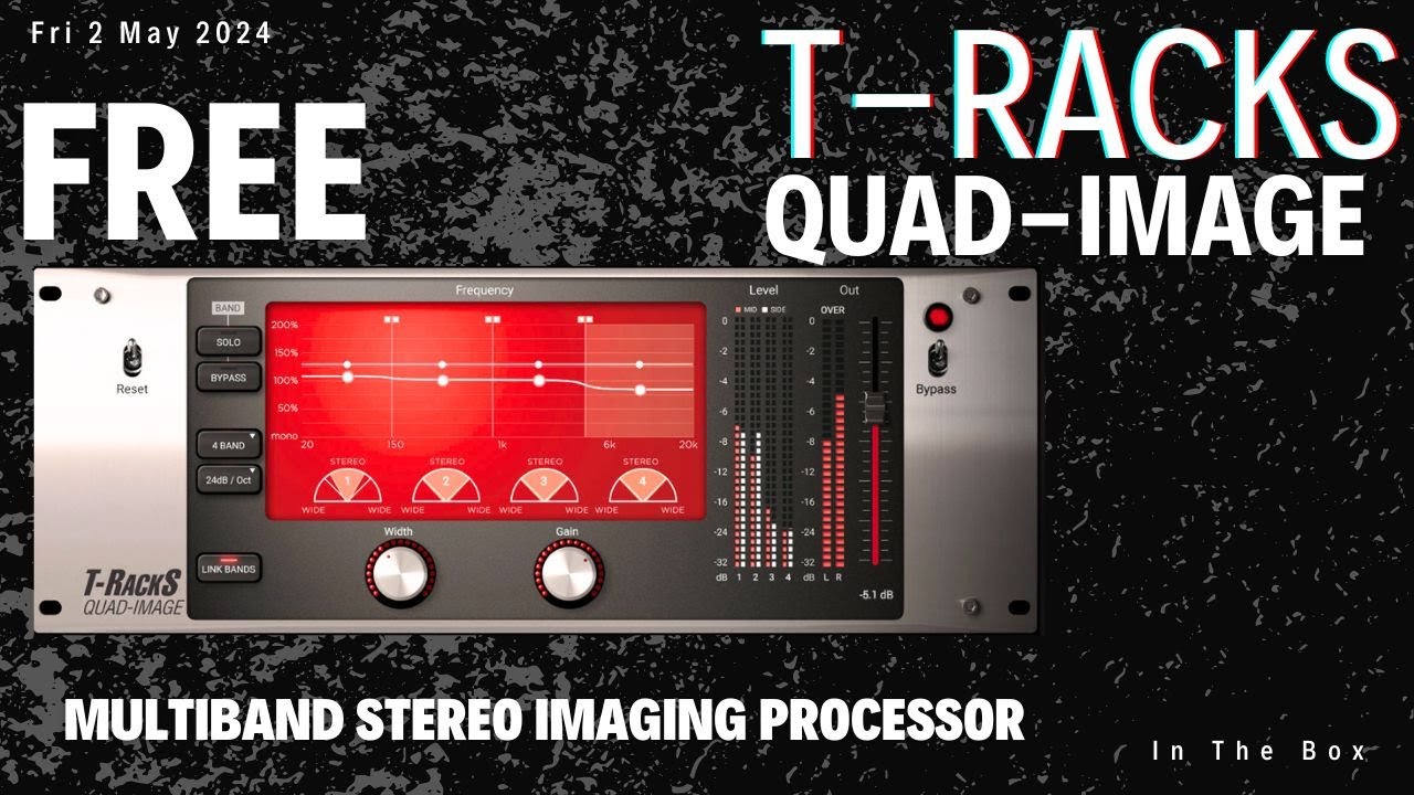 How to use T-Racks Quad image Free Plugin by IKMultimedia - YouTube