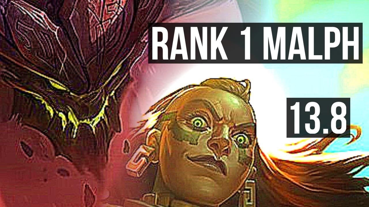 MALPH vs ILLAOI (TOP) | Rank 1 Malph, 1/1/12 | KR Challenger | 13.8 ...