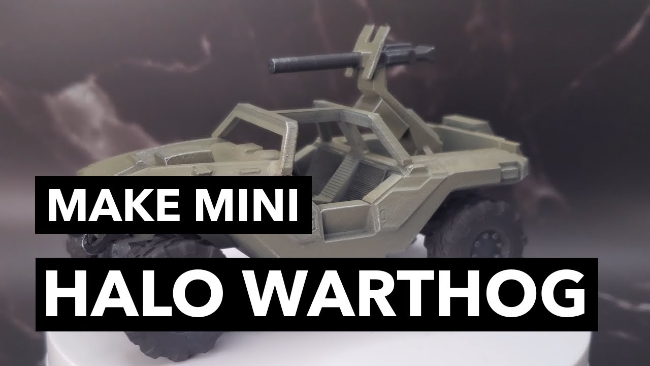 I Made a Mini Halo Warthog - YouTube