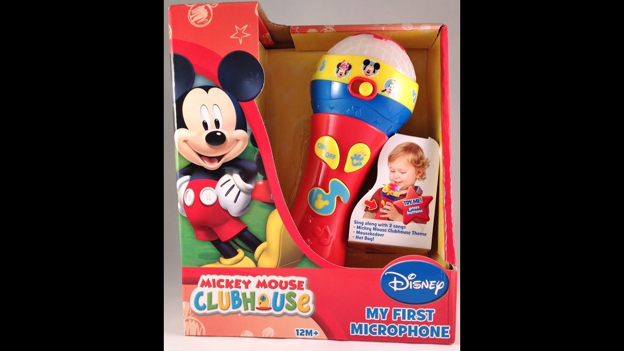 Review: Disney Mickey Mouse Clubhouse My First Microphone - YouTube