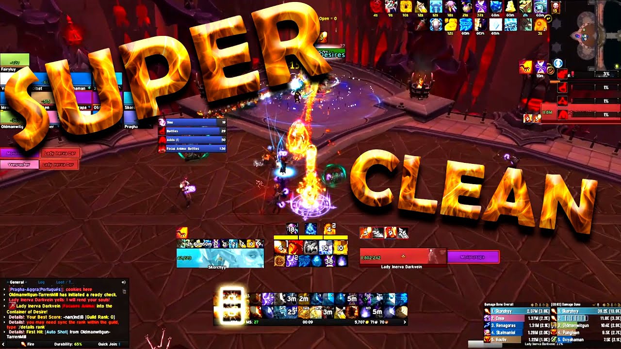WORLD OF WARCRAFT | ELVUI TIMELAPSE UI BUILD | FIRE MAGE - YouTube