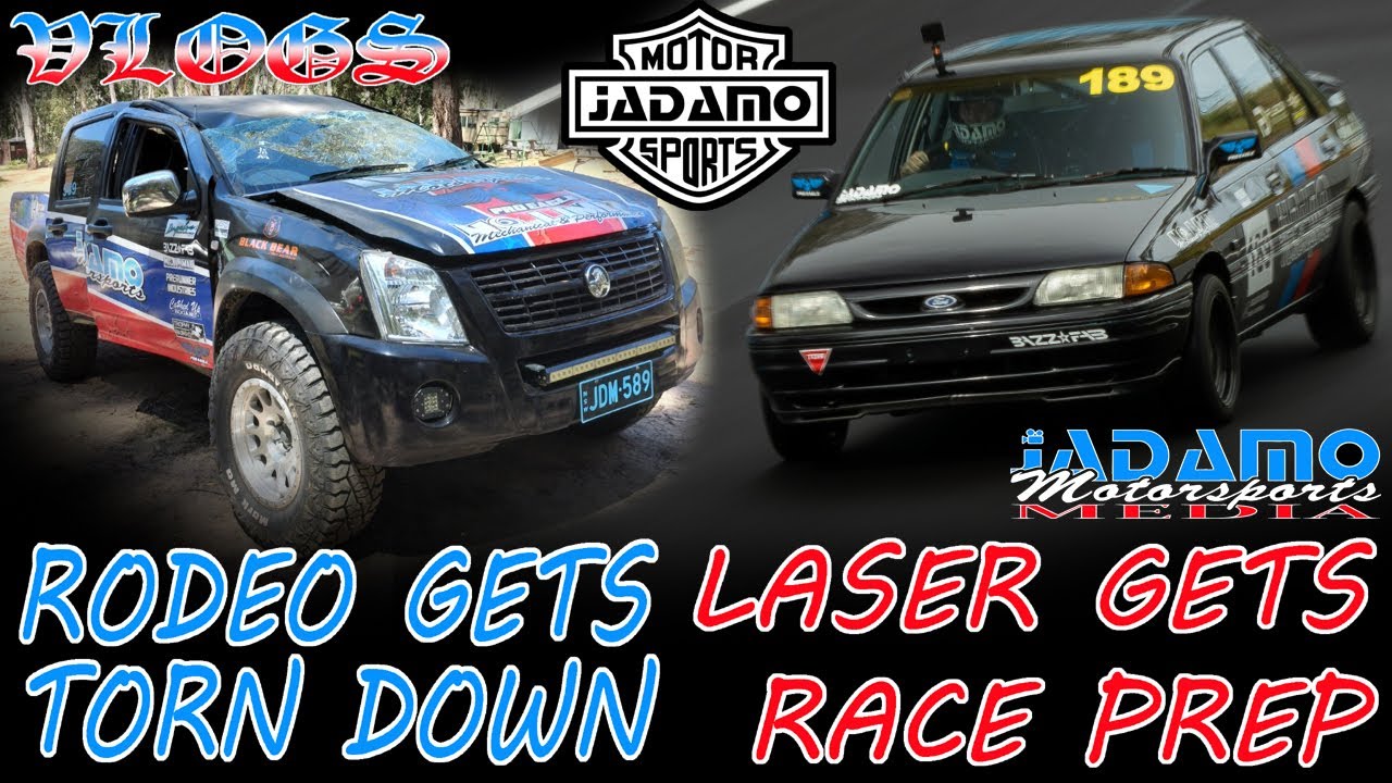 VLOGS - Build, Race, Destroy, Fix & Repeat! Part 1 of the Rodeo rebuild ...