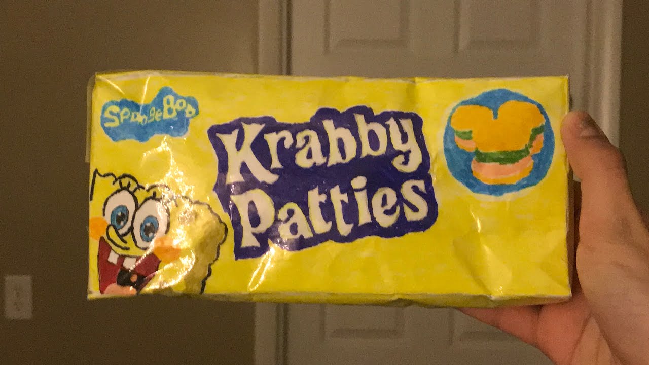 Spongebob Krabby Patties paper squishy! 🦀🍔 ️ + clean transition 💛 ️ ...