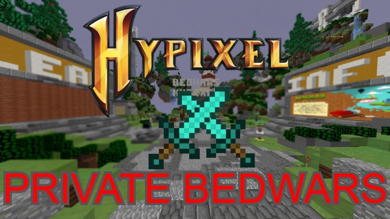 🔴PRIVATE BEDWARS HYPIXEL🔴RANK GIVEAWAY AT 400 SUBS🔴 - YouTube