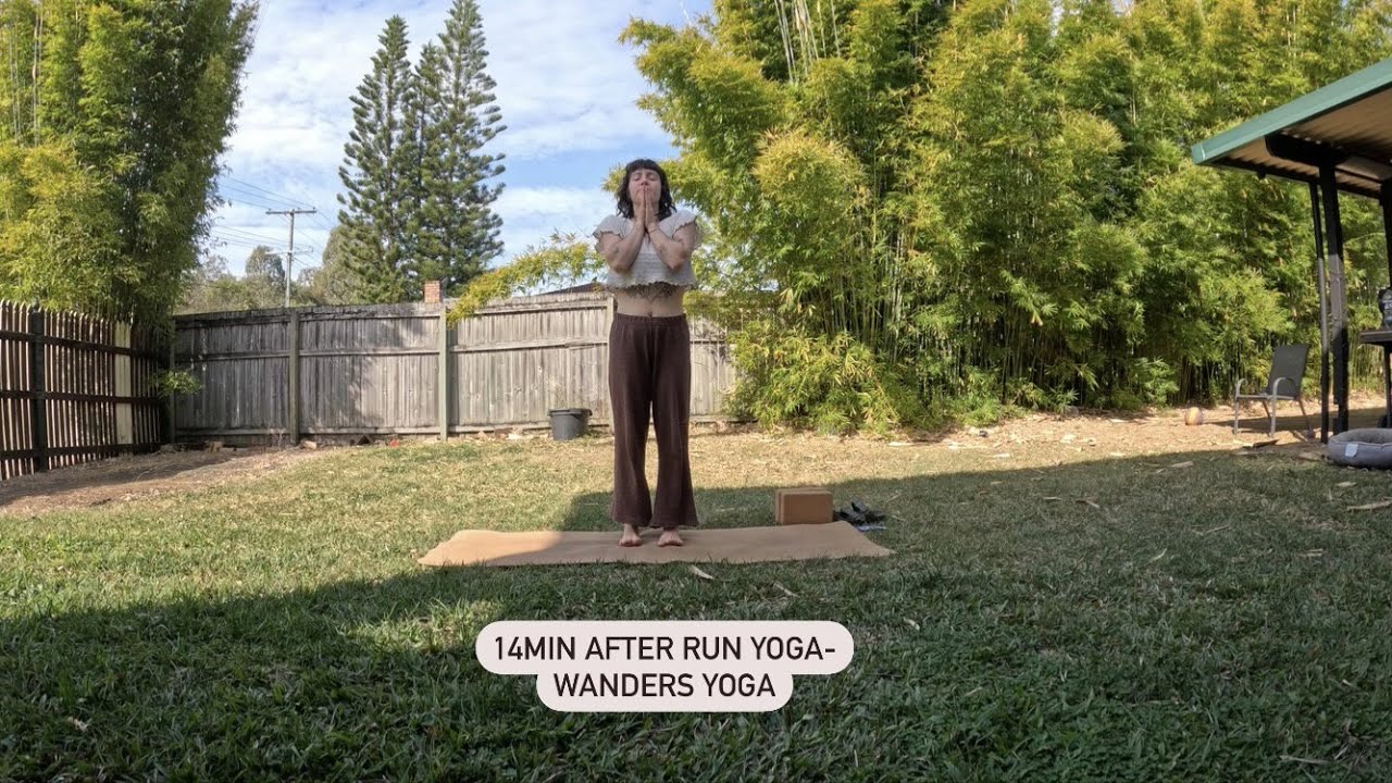14MIN After run yoga- WANDERS YOGA - YouTube