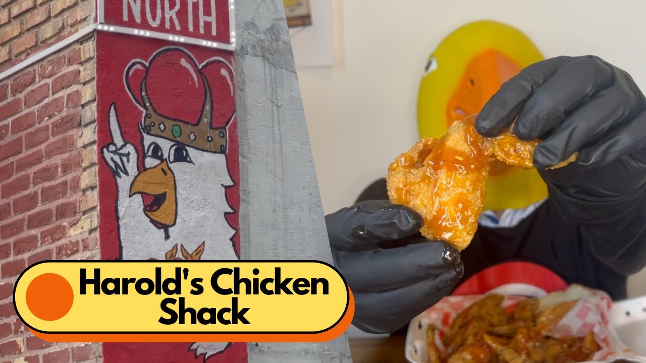 Harolds Chicken Shack - Fried Wings with Mild Sauce | HD Food Review ...