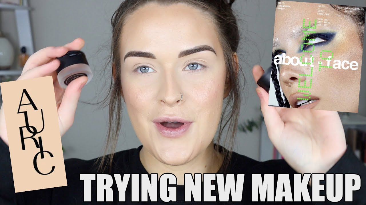 Trying Out New Makeup! | Auric, About Face, The Bright Lashes - YouTube