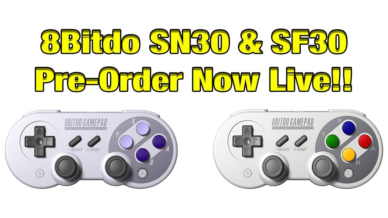 8Bitdo SN30 Pro & SF30 Pro Pre-Order Now Live! - YouTube