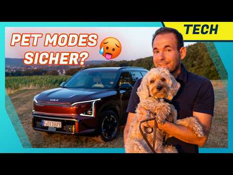 Pet Mode im Kia EV5 im Test | Übersicht E-Autos mit Hundemodus! Hund im Auto im Sommer lassen