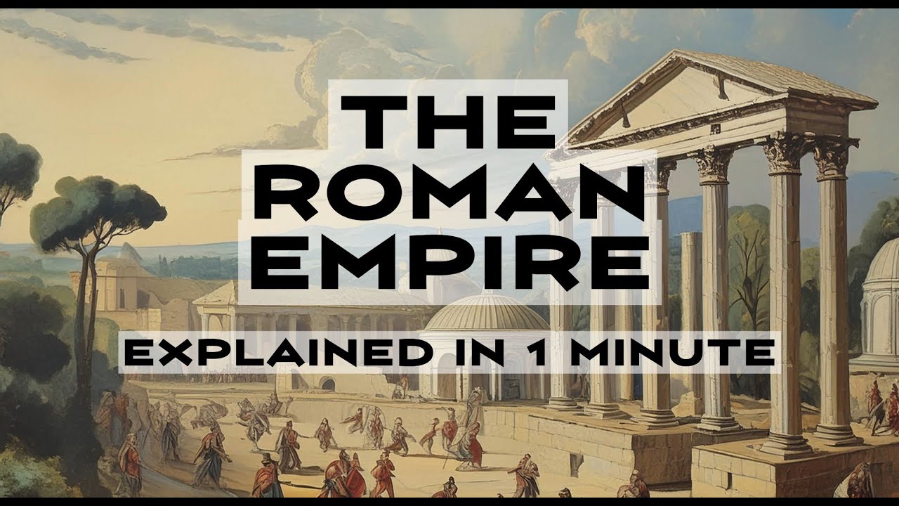 The Roman Empire Explained in 1 Minute - YouTube