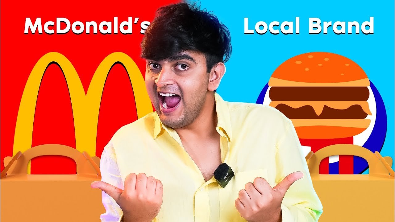 Trying Local vs Branded Burgers - YouTube