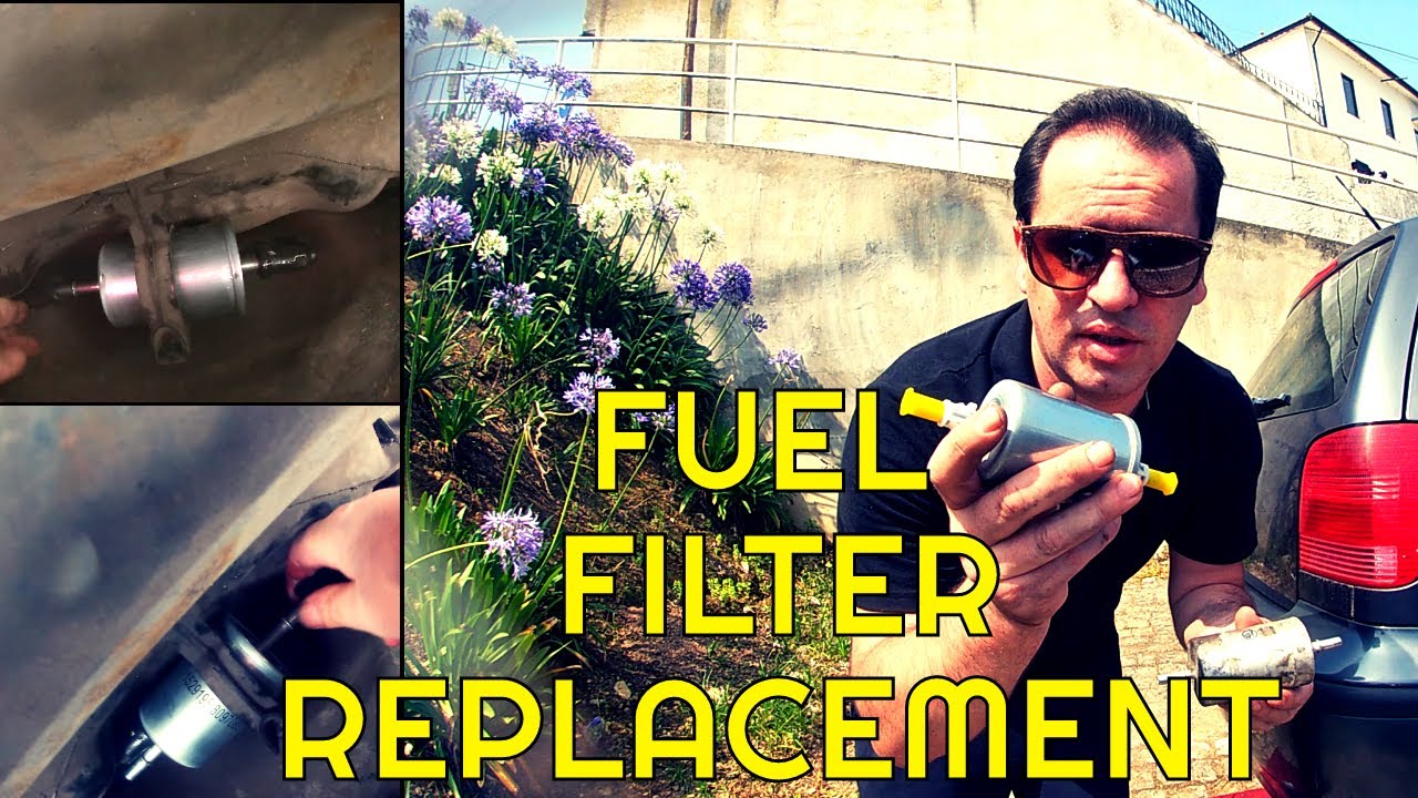 VW Polo 6N2 Fuel Filter Change Step by Step - YouTube