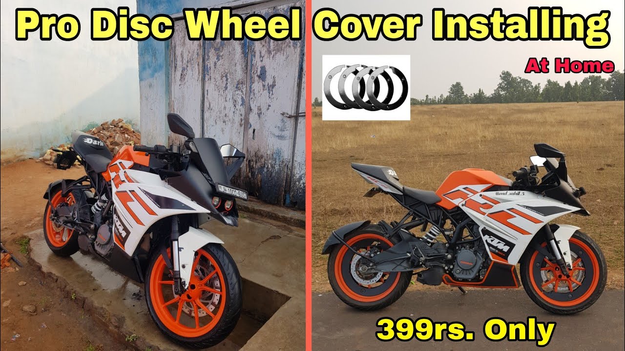 how to install pro disc in bike ? bike me wheel cover kaise lagaye . rc ...