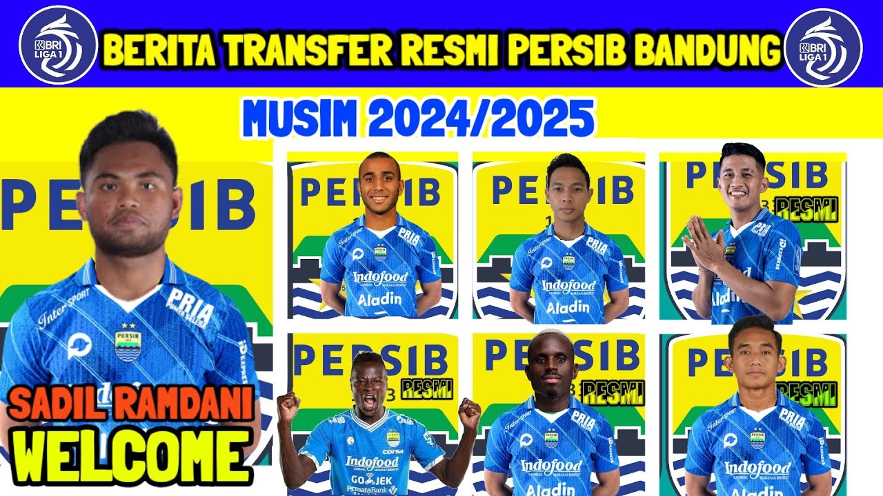 UPDET RESMI ‼️ BERITA TRANSFER PERSIB BANDUNG - PEMAIN BARU PERSIB 2024 ...
