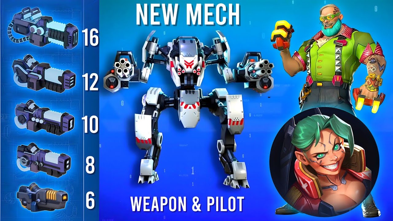 New Weapon Fusion Cannon - New Mech Sail - New Pilot Diesel & Neev ...