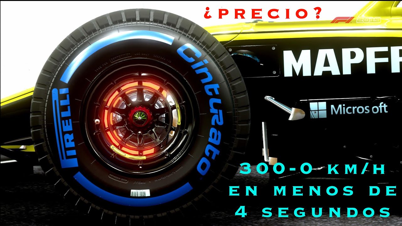 CÓMO funcionan los FRENOS de un Fórmula 1 | ¿MÁS de 5 FUERZAS G? - YouTube